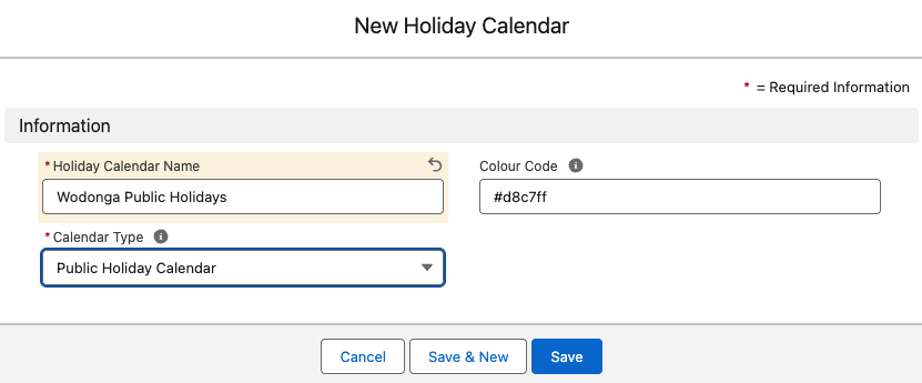 Create a public holiday calendar or closure period calendar – Lumary